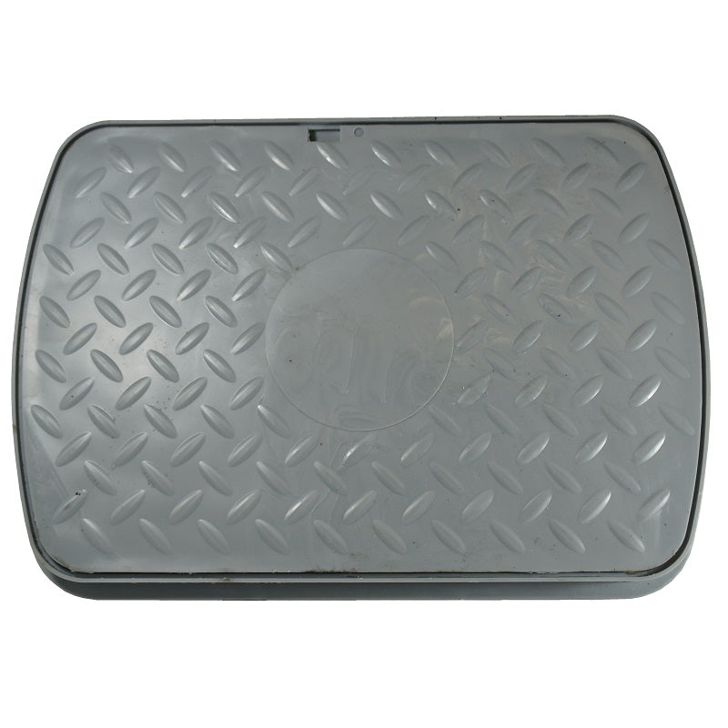 Large Rectangular Grey Cleanout